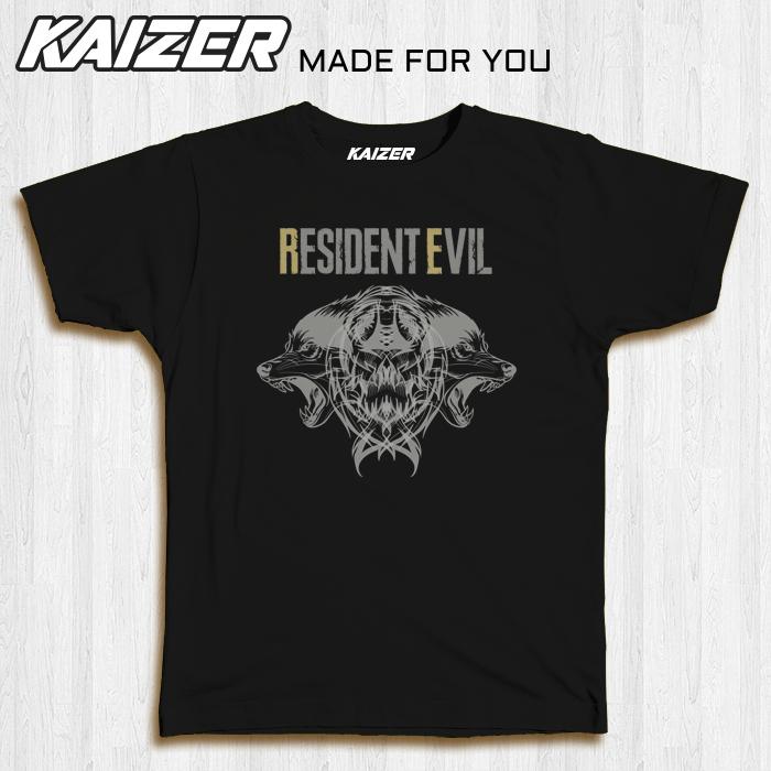 Jual KAIZER RH-0851 Kaos Resident Evil Wolf Monster Hound RE - Game ...