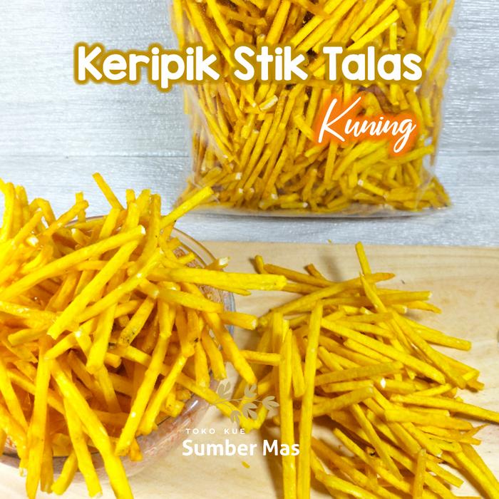 Jual KETIPIK TALAS KUNING / SNACK KRIPIK TALAS KELADI / STICK STIK 1 KG ...