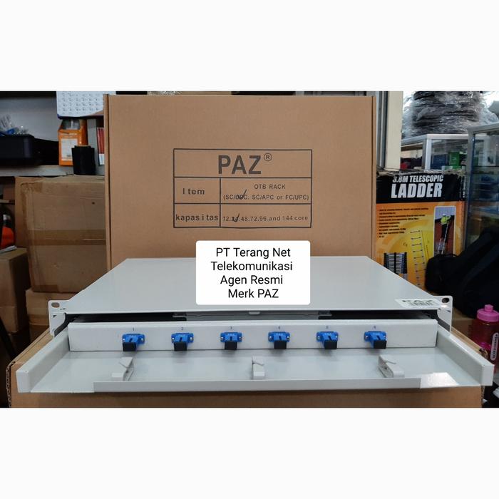 Jual PAZ ODF OTB RACK 6 CORE SC UPC FULL SET FIBER OPTIK ORIGINAL PAS ...