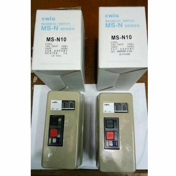 Jual MAGNETIC SWITCH / DOL STARTER / DOL MOTOR STARTER MS-N10 220V ...