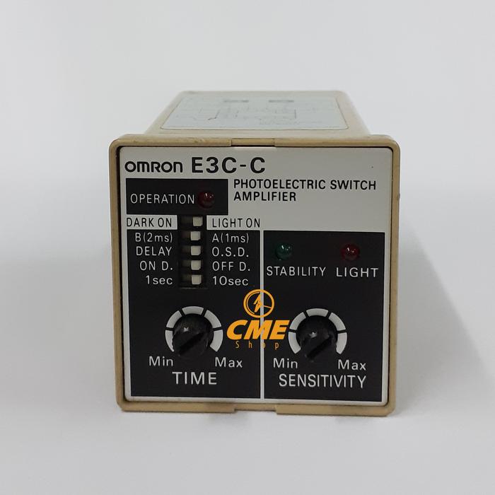 Jual Proximity Switch Amplifier OMRON E3C-C 100-240 VAC NEW ORIGINAL ...