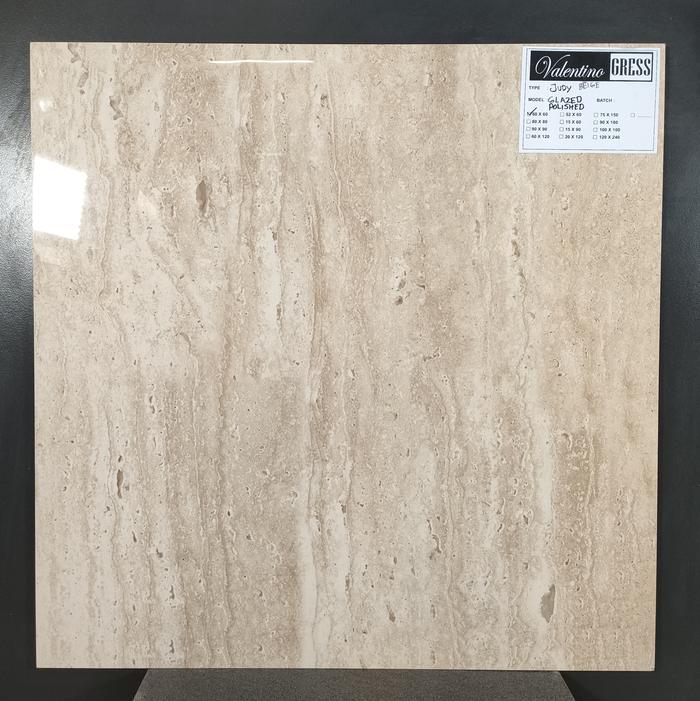 Jual Granit Valentino Gress JUDY Beige / Ivory 60x60 cm - Beige ...