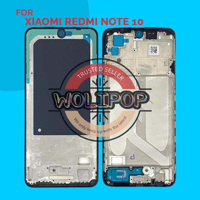 Jual FRAME DUDUKAN TATAKAN TULANG TENGAH LCD XIAOMI REDMI NOTE 10 ...