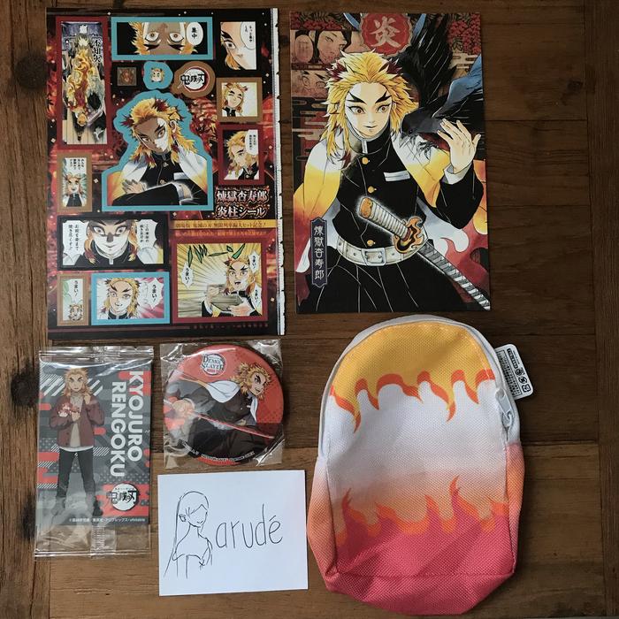 Jual Kimetsu No Yaiba Kyojuro Rengoku Official Merchandise Bundle ...