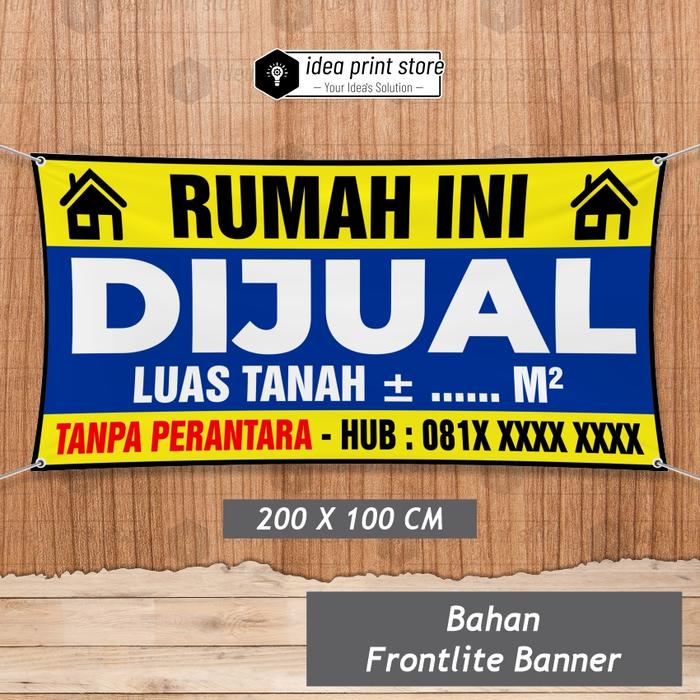 Jual SPANDUK DIJUAL 2X1M BANNER DIKONTRAKAN KOST MURAH CEPAT ...