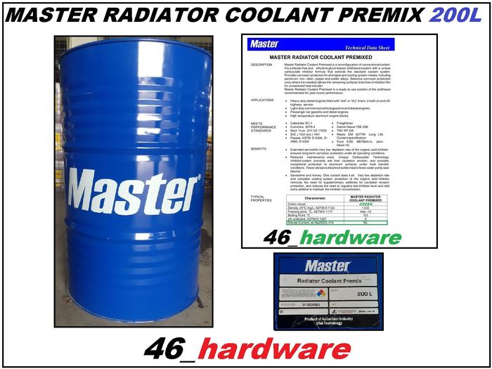 Jual MASTER RADIATOR COOLANT HIJAU AIR RADIATOR DRUM 200L ALAT BERAT ...