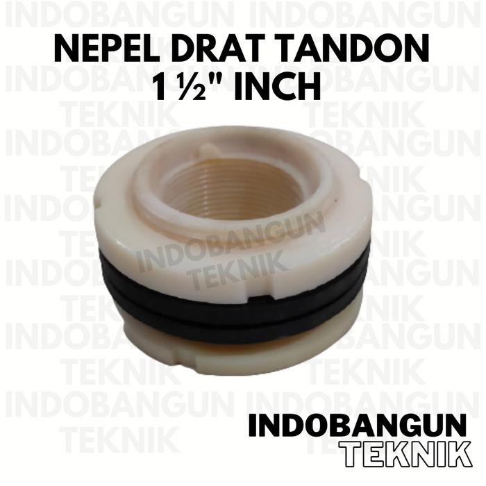 Jual Nepel Nepple Fitting Drat Tandon Mur Drat Tangki Air - 1 1/2 ...