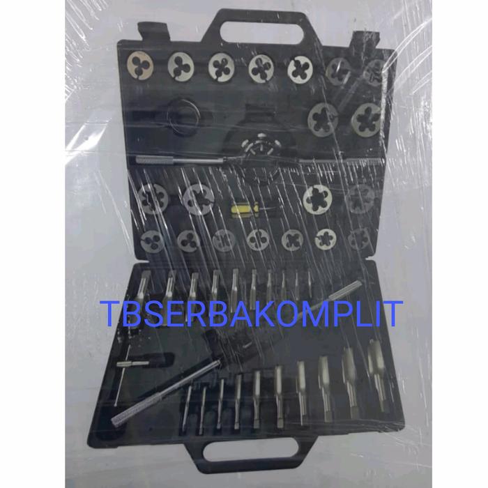 Jual TAP & DIE METRIC KRISBOW M6-M24 Set 45pcs 10436403 ORTDM0624 Mata ...