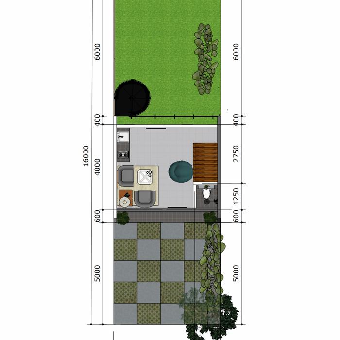 Jual gambar rumah minimalis denah imb arsitektur dan 3d skp - Kota ...