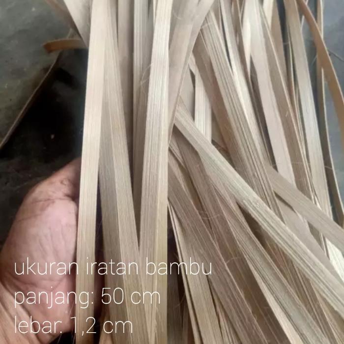 Jual iratan bambu bahan kerajinan 100 lembar - 40 cm - Kab. Pangandaran ...