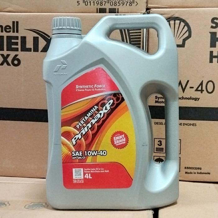 Jual OLI MESIN MOBIL BENSIN PERTAMINA PRIMA XP 10W-40 4 LITER - Kota ...