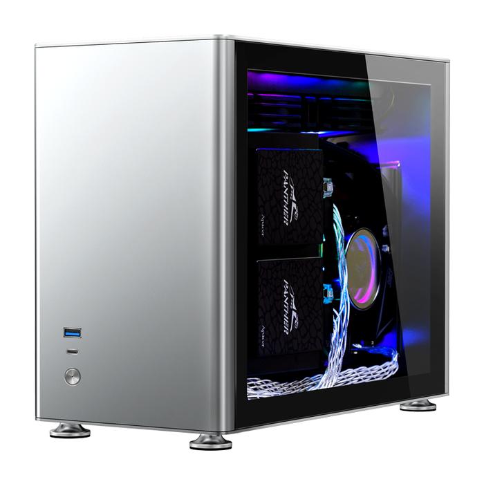 Jual CASING JONSBO A4 SILVER - ITX CASE - Aluminum Magnesium Case ...