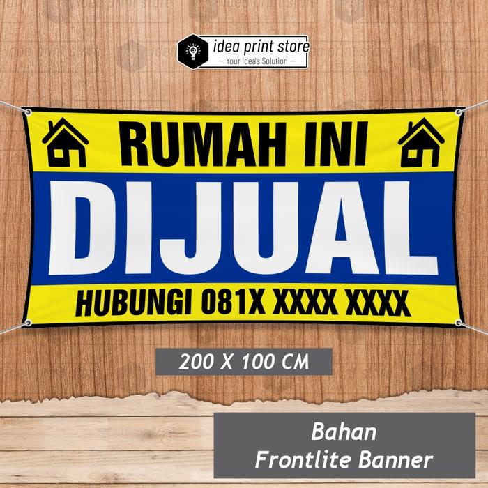 Jual SPANDUK DIJUAL 2X1M BANNER DIKONTRAKAN KOST MURAH CEPAT ...