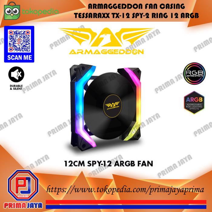 Jual ARMAGGEDDON Fan Casing Case Tessaraxx TX-12 SPY-2 ARGB 12CM Aura ...