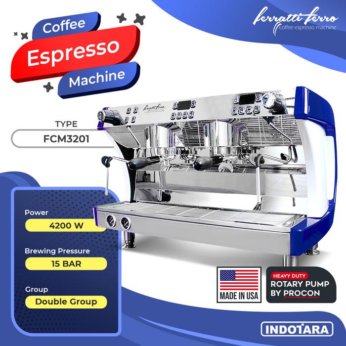 Promo Mesin Kopi Ferratti Ferro Espresso Machine/ Coffee Maker FCM3201 ...