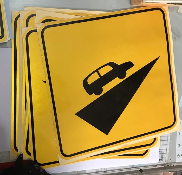 Jual Rambu Sign Stiker Tanjakan Mobil Menyala Lampu Jalan - Kota ...