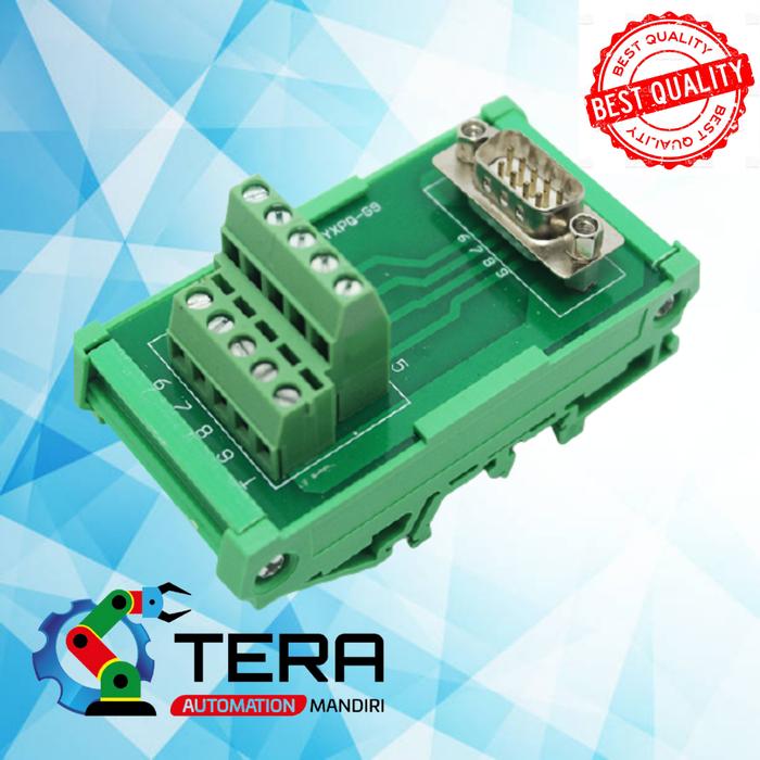Jual DB9 Male to 9 Pin Breakout Board Konektor Terminal Connector READY ...