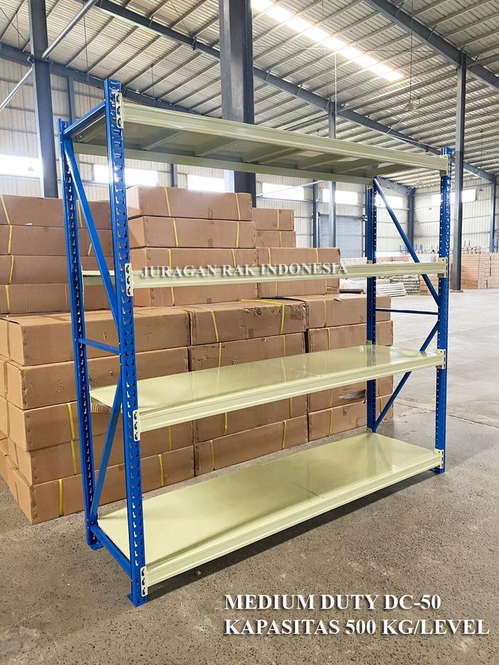 Jual Rak Gudang Medium Duty Tinggi 2 Meter Kapasitas 500Kg - Starter 2 ...