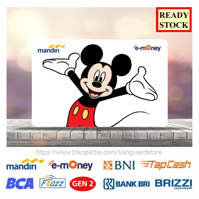 Jual Emoney Mandiri Etoll Kartun Mickey Mouse Tikus Mini Disney - 1 ...