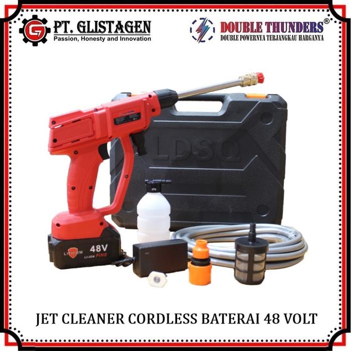 Jual Jet Cleaner Cordless Baterai 48Volt Mesin Cuci Motor Mobil AC ...