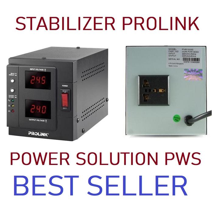 Jual Avr stabilizer listrik Prolink PVR1000D PVR 1000D PVR 1000 D ...