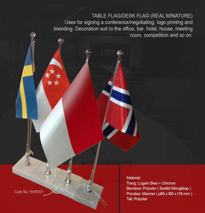 Jual Bendera Meja/Desk Flag - Jakarta Timur - Kios Bendera | Tokopedia