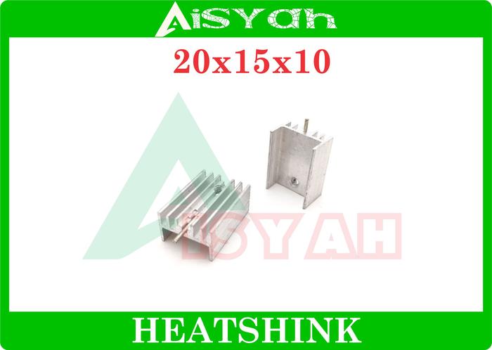Jual Heatsink Aluminium Pendingin 20x15x10mm TO-220 TO220 Heat Sink IC ...