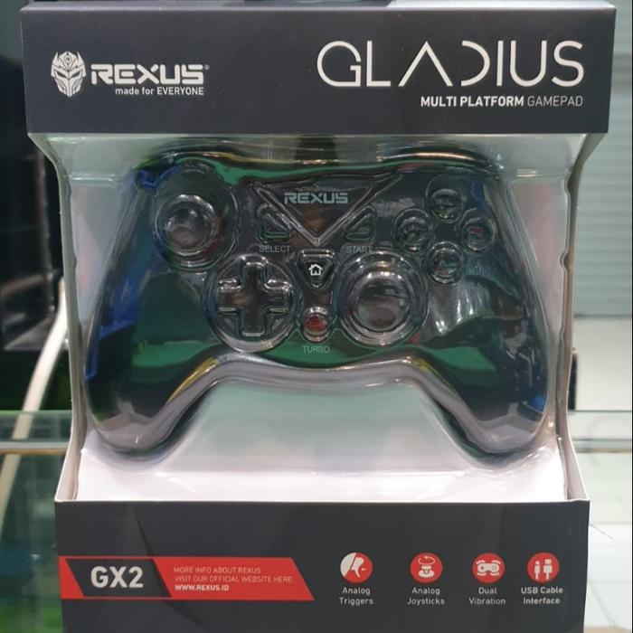 Jual Rexus Gamepad Gladius GX2/Gamepad Rexus For android+PC+ps3 - Kota ...