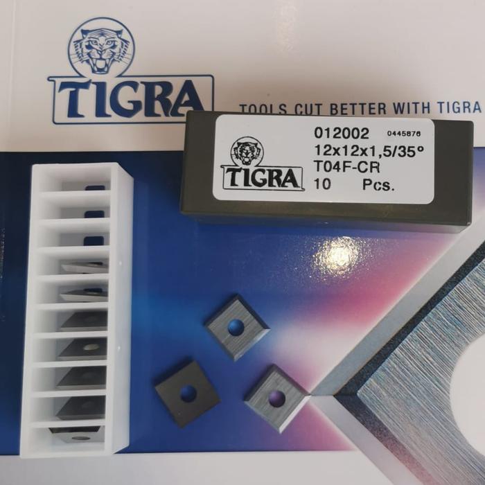 Jual TOK TIGRA T04F CR 12x12x1.5 - MATA PISAU TOK (TURN OVER KNIFE ...