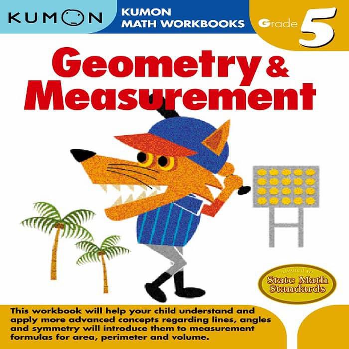 Jual Buku Kumon Matematika kelas 5 geometry &measurement murah latihan ...