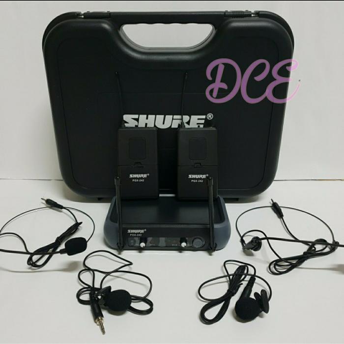 Jual Mic Wireless Shure PGX 242 PGX242 2Bh Clip on 2Bh Headset - Jakarta Barat - D C E | Tokopedia