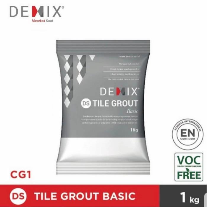 Jual DEMIX DS BASIC. Tile Grout Pengisi Nat Keramik Granite 1 kg ...