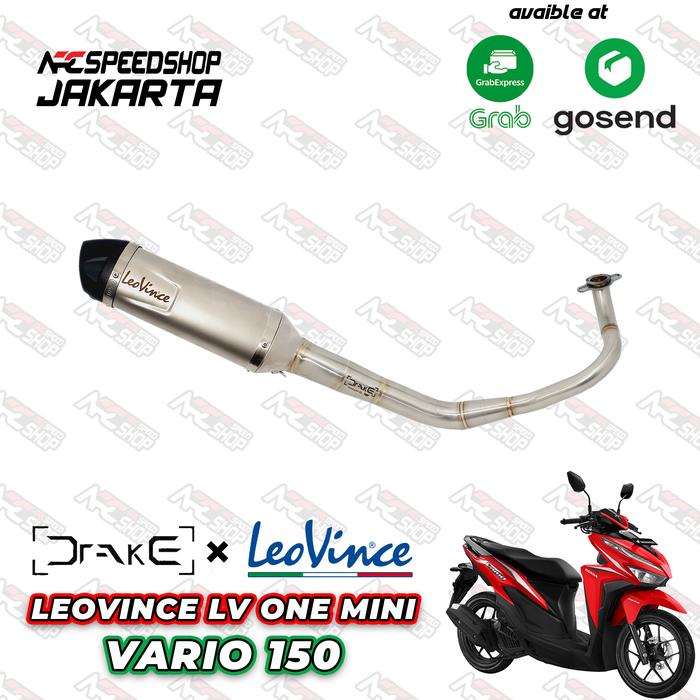 Jual KNALPOT LEOVINCE LV ONE MINI HEADER DRAKE R9 Honda Vario 150 ...