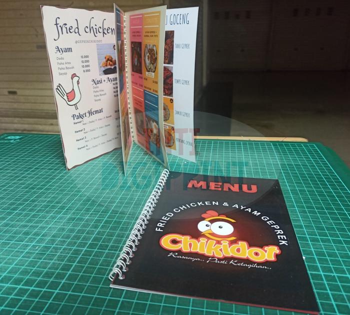 Jual Cetak Buku Menu A5 - Full Print + Laminating - Jakarta Utara ...