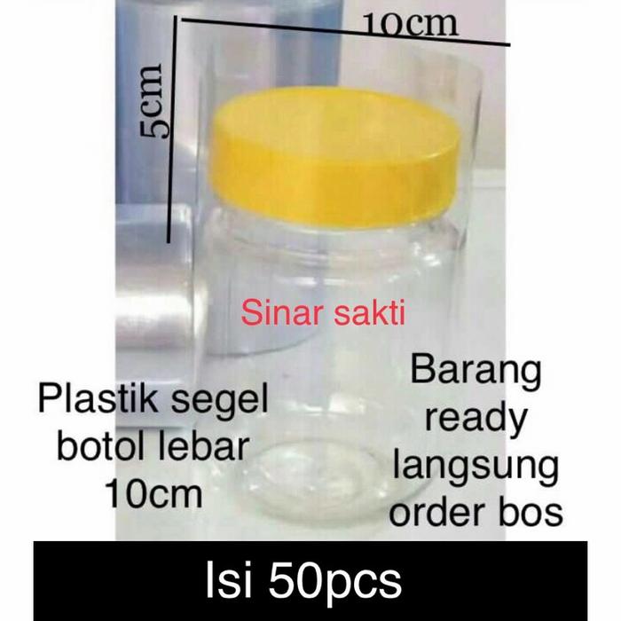 Jual Plastik Segel tutup botol sambal 200ml (isi 50pc) Plastik Shrink ...