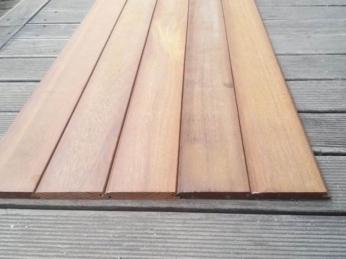 Jual Harga Plfn Lumber Ceiling Kayu Ulin Kalimantan Ukuran 1.1x8x60cm ...