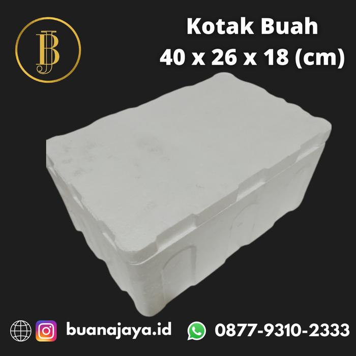 Jual Kotak Box 40x26x18 cm Styrofoam Sterofoam Gabus Penyimpanan Medan ...