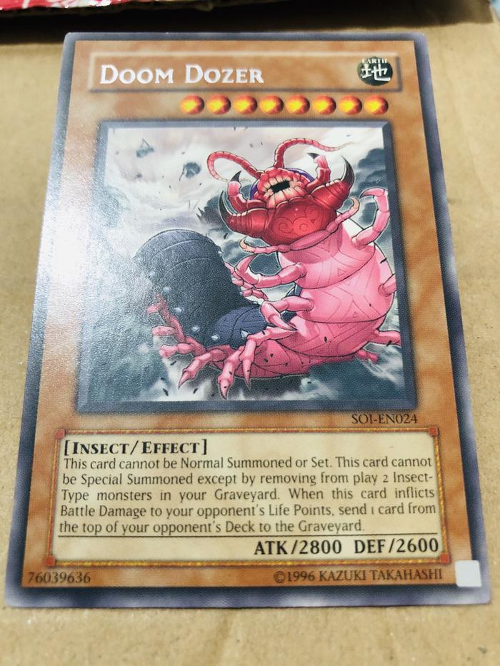 Jual kartu yugioh original doom dozer rare seri soi unlimited - Jakarta ...
