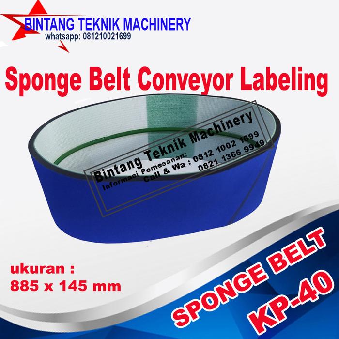 Jual sponge belt conveyor labeling KP-40 ukuran 885mm x 145mm Original ...