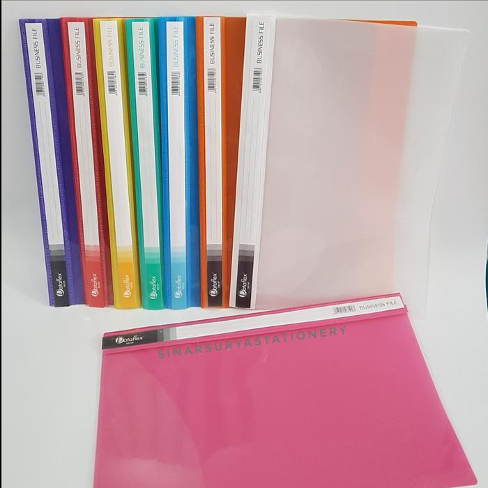 Jual Business File F4 Map Plastik Dataflex plus pocket kantong / lusin ...