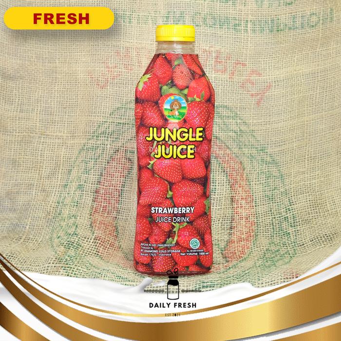 Jual JUNGLE JUICE 1 LITER JUS BUAH (STRAWBERRY/JERUK/MANGGA/GUAVA ...
