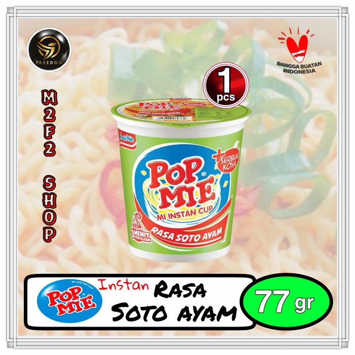 Jual POP MIE | Mi Instan Cup Kuah Rasa Soto Ayam Koya 75 gr (Harga ...