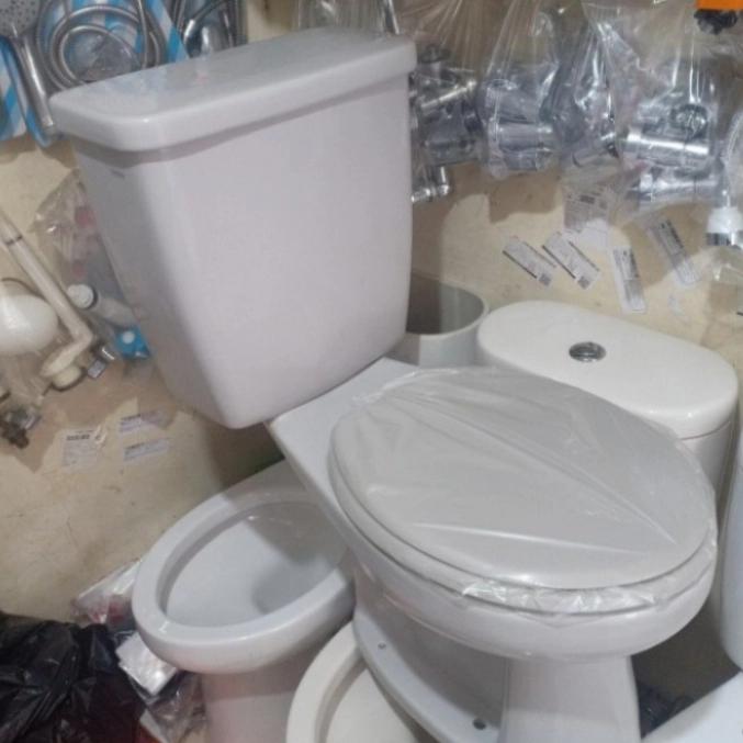 Jual closet duduk engkol samping | TOTO SW516J | warna abu2 muda ...