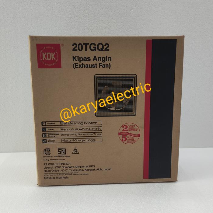 Jual KDK EXHAUST CEILING FAN GARANSI PLAFON 8" 20TGQ - Jakarta Barat ...