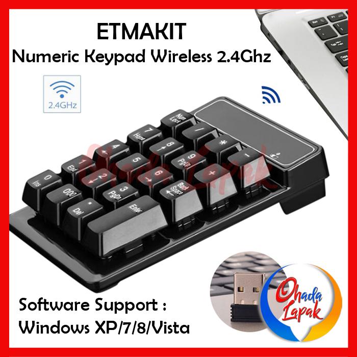 Jual Numeric Keypad Wireless Keyboard Usb Numeric Numpad Bluetooth ...