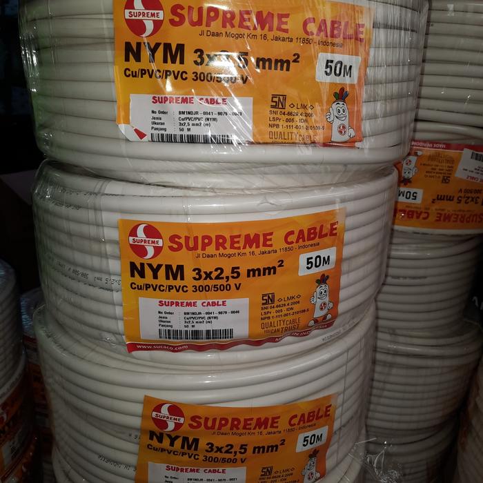 Jual kabel nym 3x2,5 supreme @50meter - Jakarta Barat - grosir ...