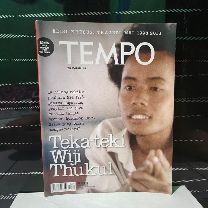 Jual Majalah Tempo Edisi Teka-teki Wiji Thukul Di Seller Hachi ...