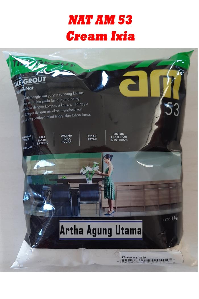 Jual Semen NAT Keramik AM 53 | Pengisi Nat | Tile Grout | Semen Warna ...