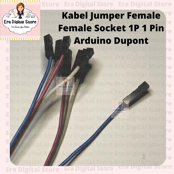 Jual Kabel Jumper 1P 1 Pin Female Female Socket Arduino Dupont - Kota ...