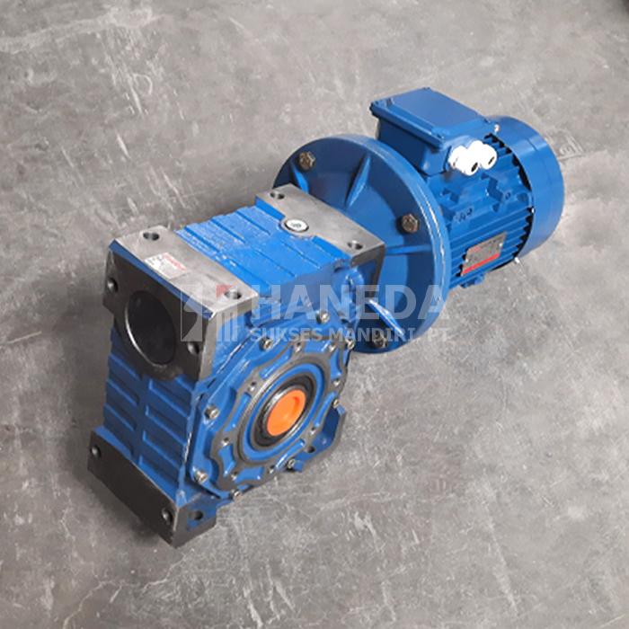 Jual Gearbox Set NMRV 110 CW 4P 2.2KW 3HP 3PHASE 1500RPM - 1:20 - Kota ...